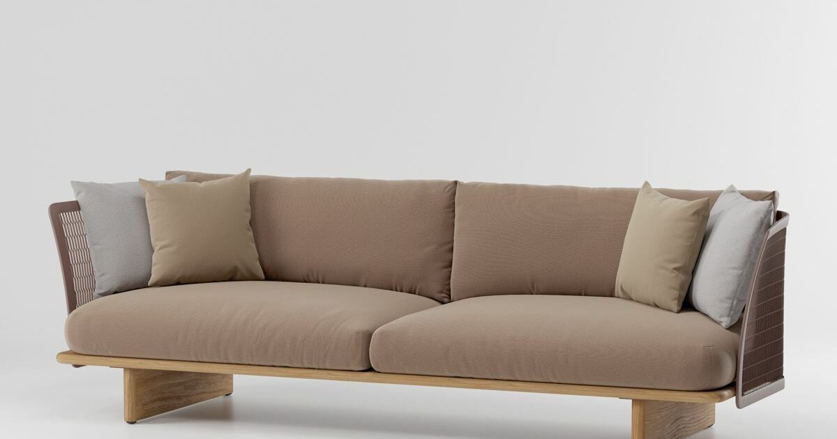 santiccioli.com | Kettal Mesh 3 Seater Sofa