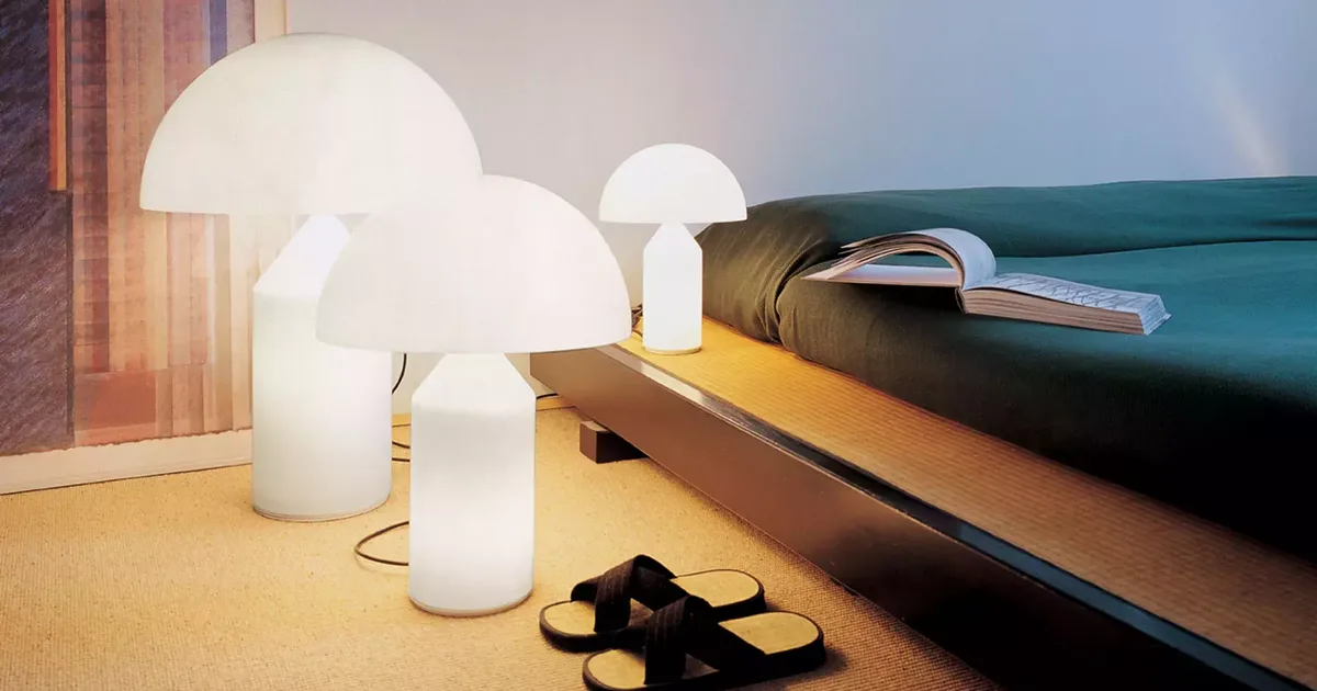 santiccioli.com | Oluce Atollo Vetro