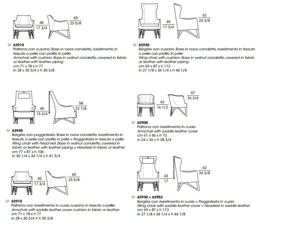 santiccioli.com | Giorgetti Mobius Armchairs