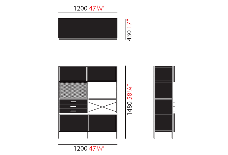 santiccioli.com | Vitra Eames Storage