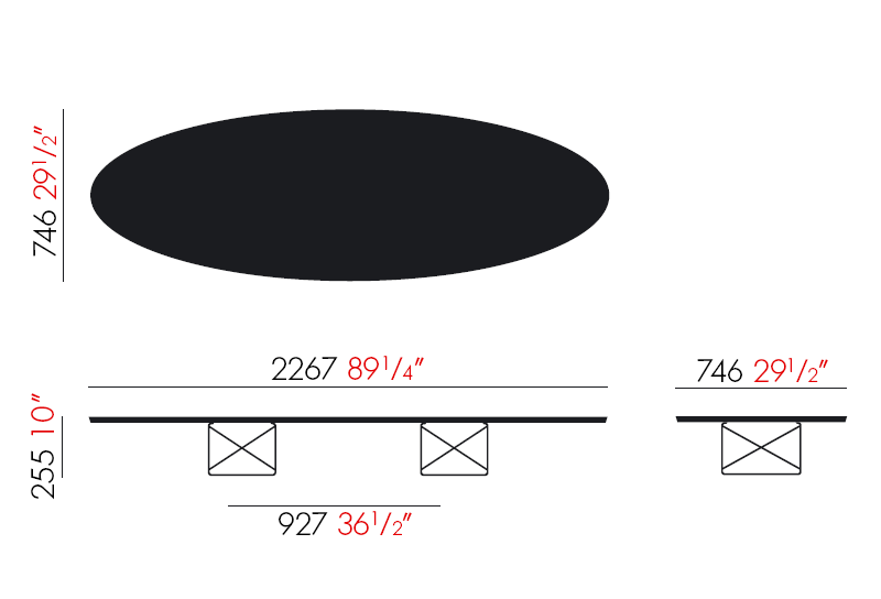 santiccioli.com | Vitra Elliptical Table